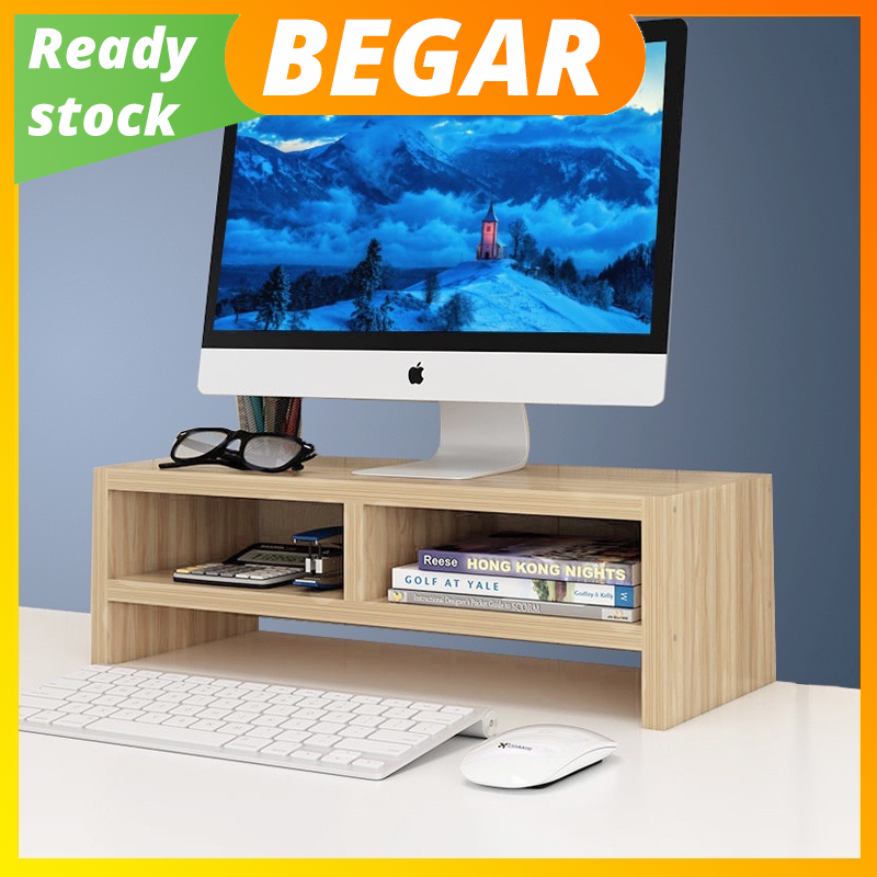 Monitor Screen Rack Laptop Desk Computer Increased ,Desktop Rack ...