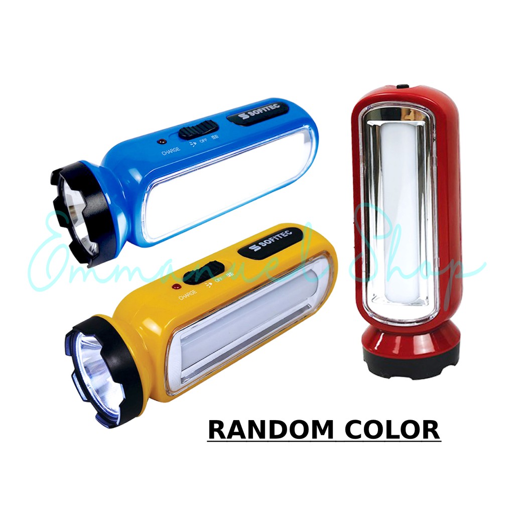 2in1 Rechargeable Light Flashlight 11LEDs Lamp Sofitec Emergency Light ...