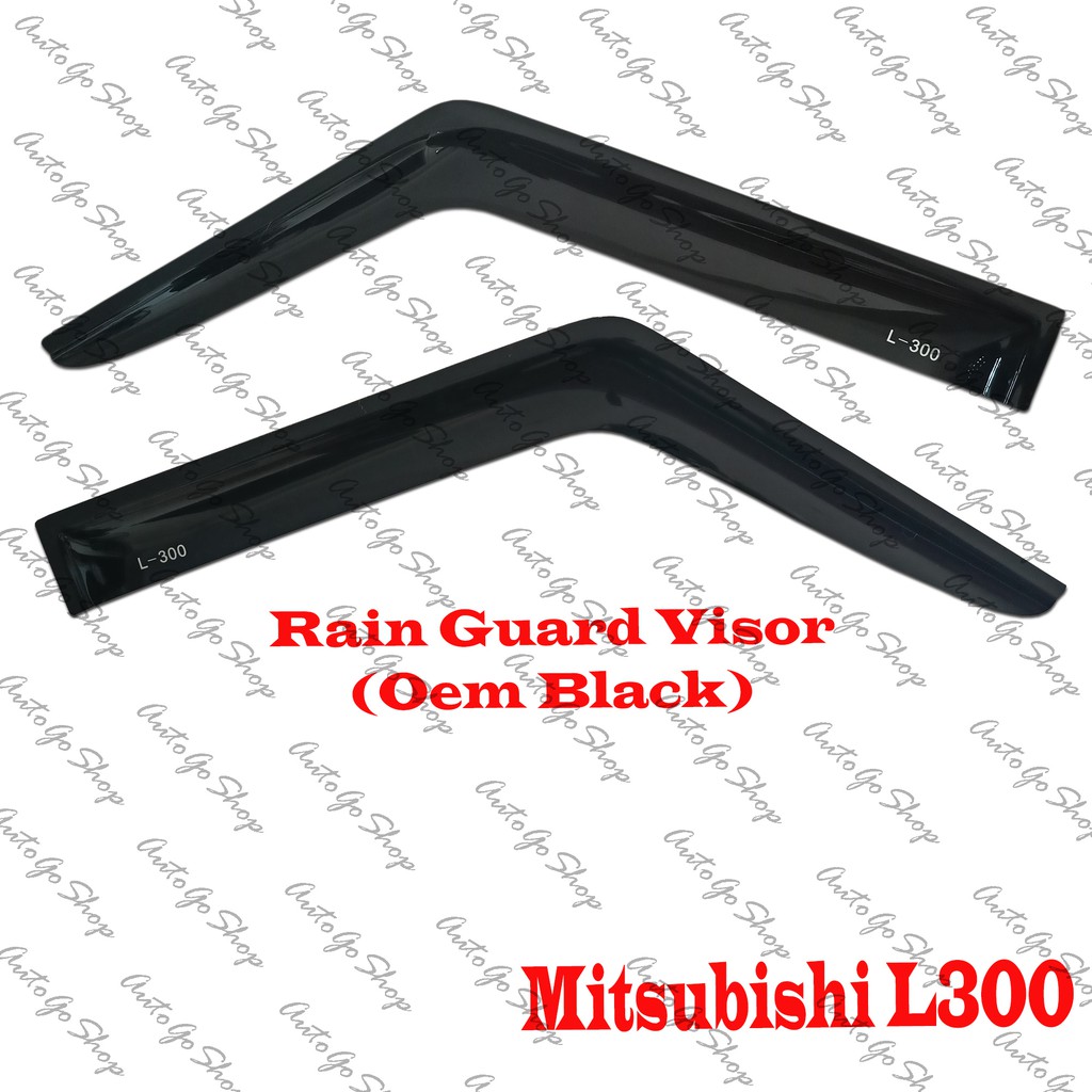 Mitsubishi L300 2 DOORS Rain Guard Window Door Visor (OEM Black ...