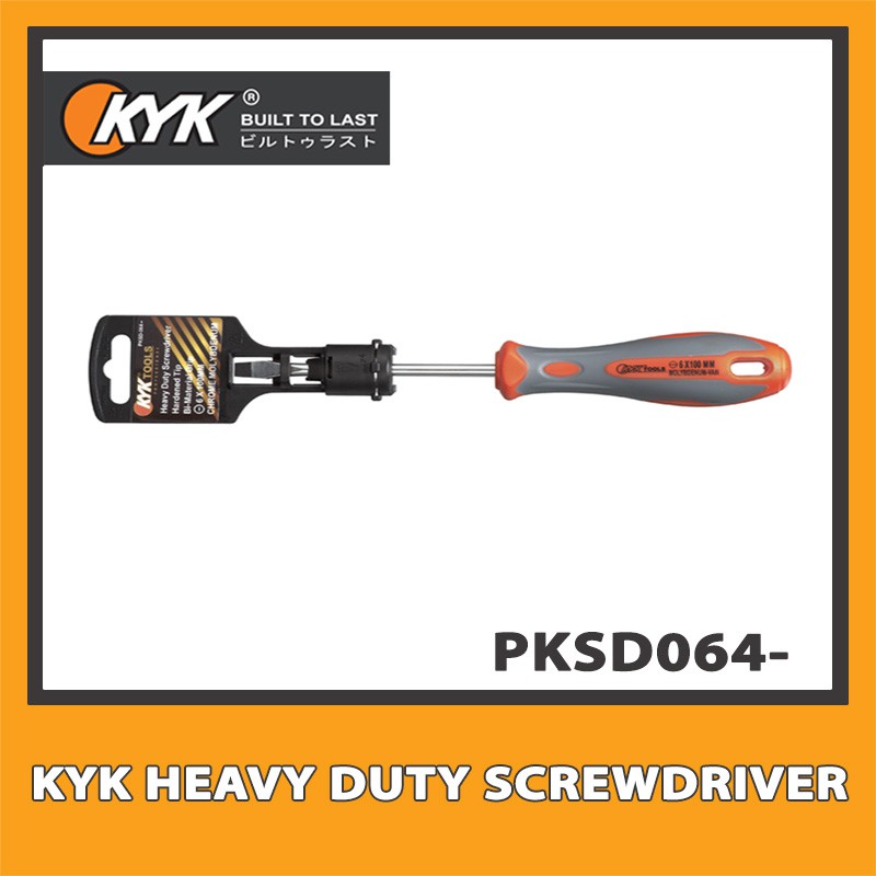 KYK HEAVY DUTY PROFESSIONAL TWO TONE COLOR SCREWDRIVER (AUTHENTIC) MADE ...