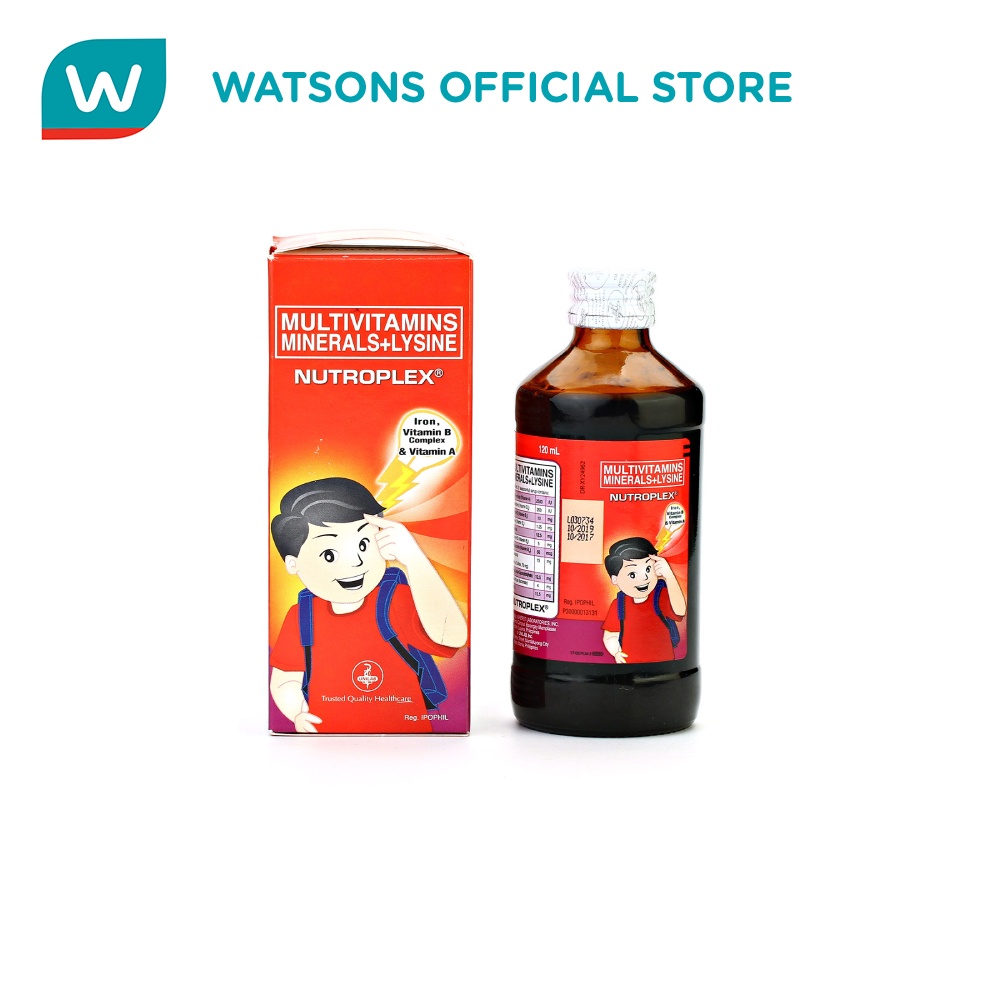 NUTROPLEX with Iron & Lysine Syrup 120ml | Shopee Philippines