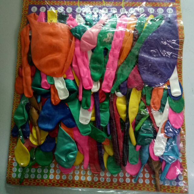 160's Lottery Balloons (colourful) | Shopee Philippines