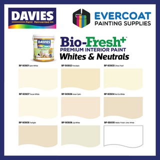 Davies Paints Bio-Fresh 4-Liters ( Whites & Neutrals) | Shopee Philippines