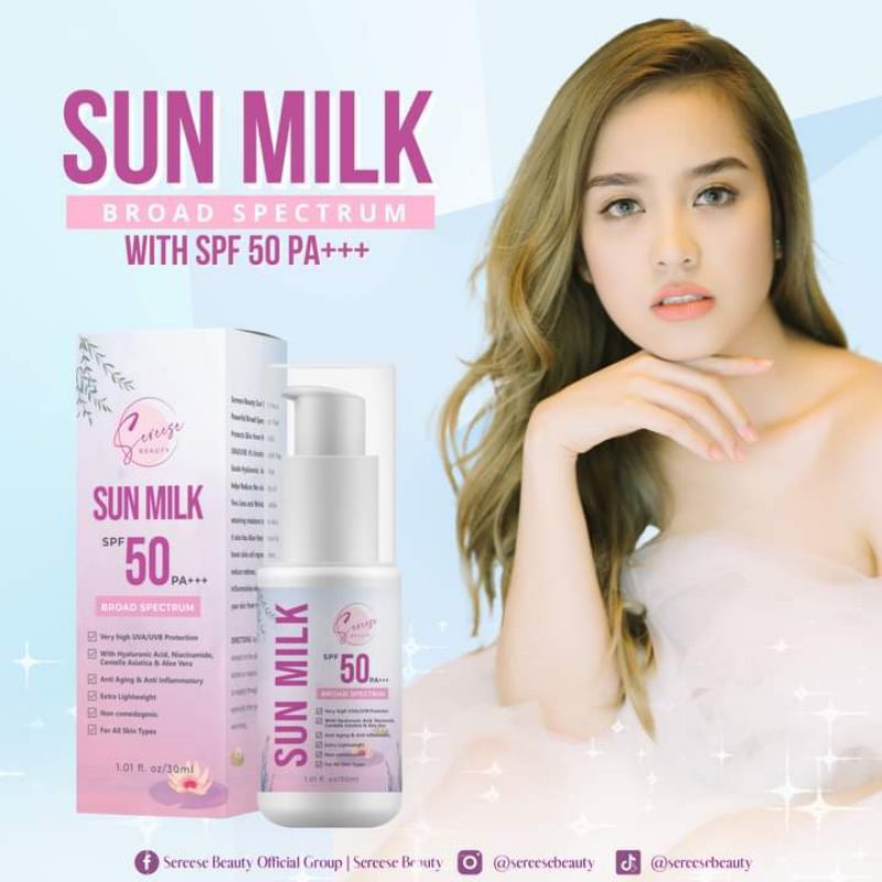SEREESE BEAUTY SUN MILK/ ONHAND ITEM | Shopee Philippines