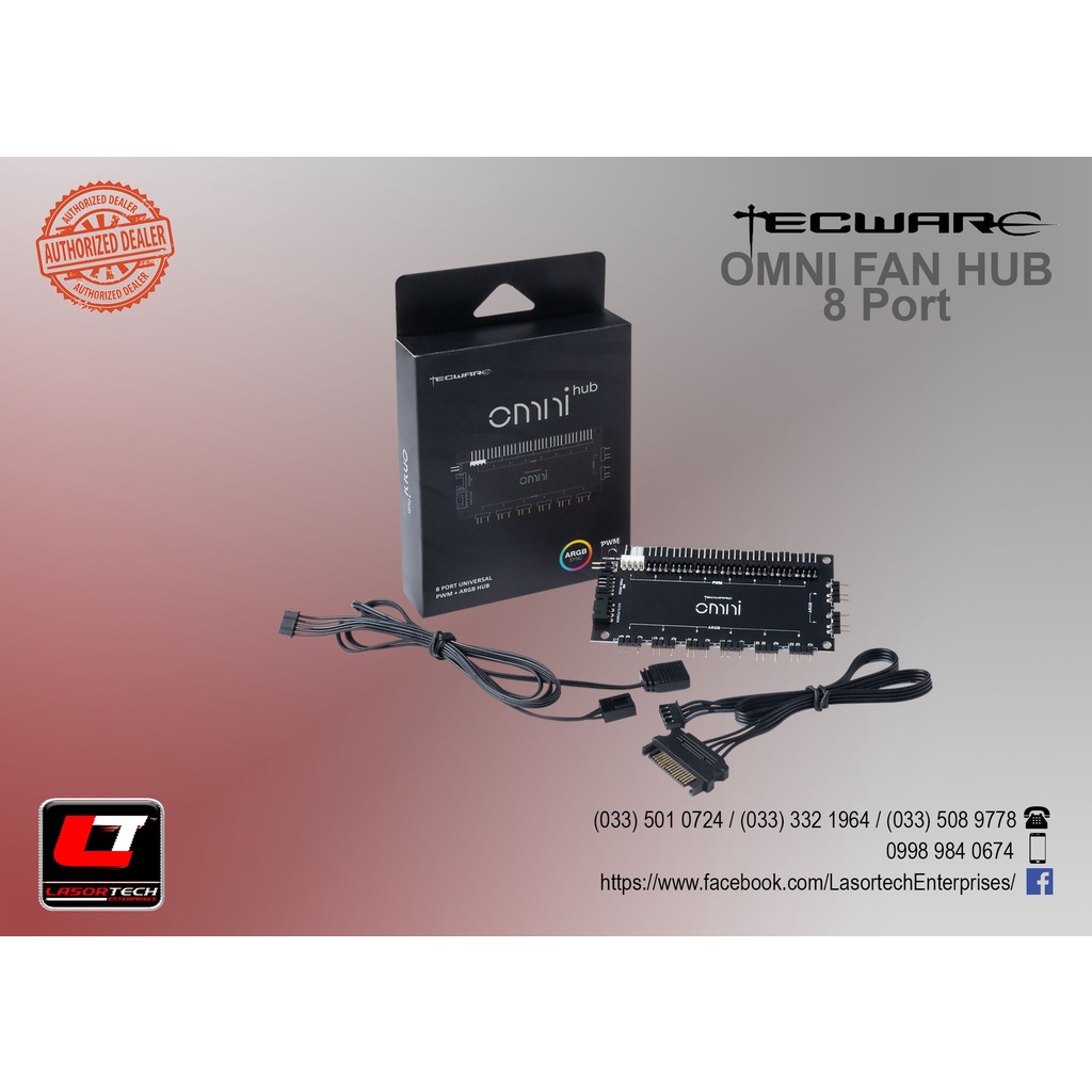 Tecware OMNI FAN HUB 8 Port Universal PWM + ARGB HUB | Shopee Philippines
