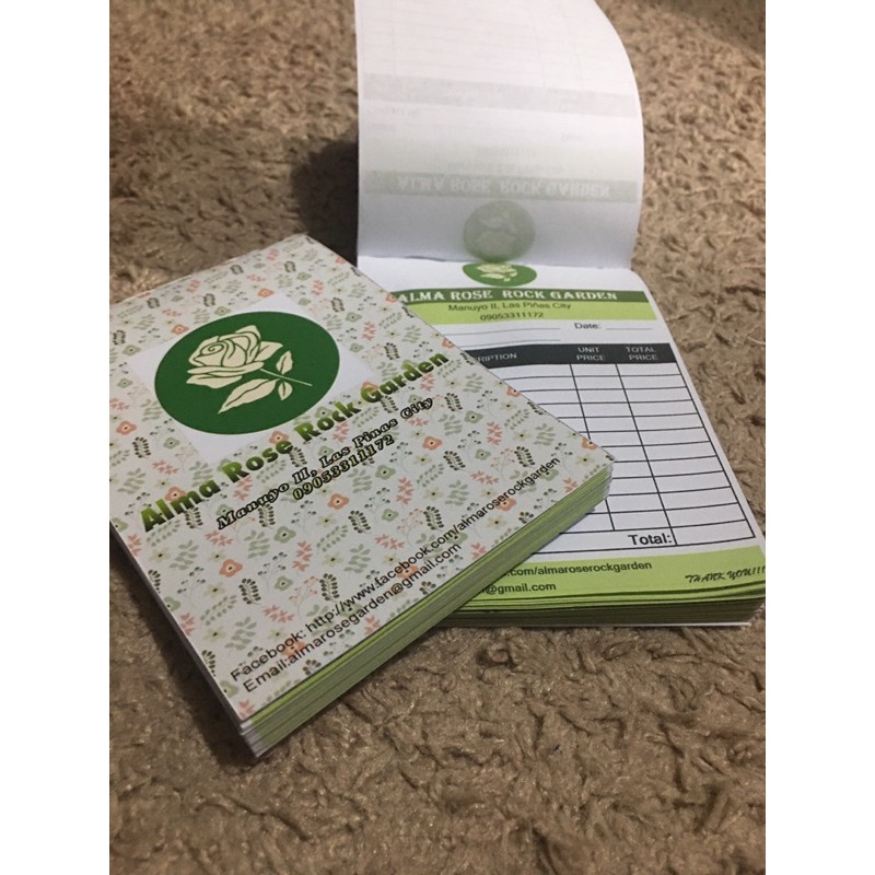 Personalized/Customized Receipt (non BIR) | Shopee Philippines