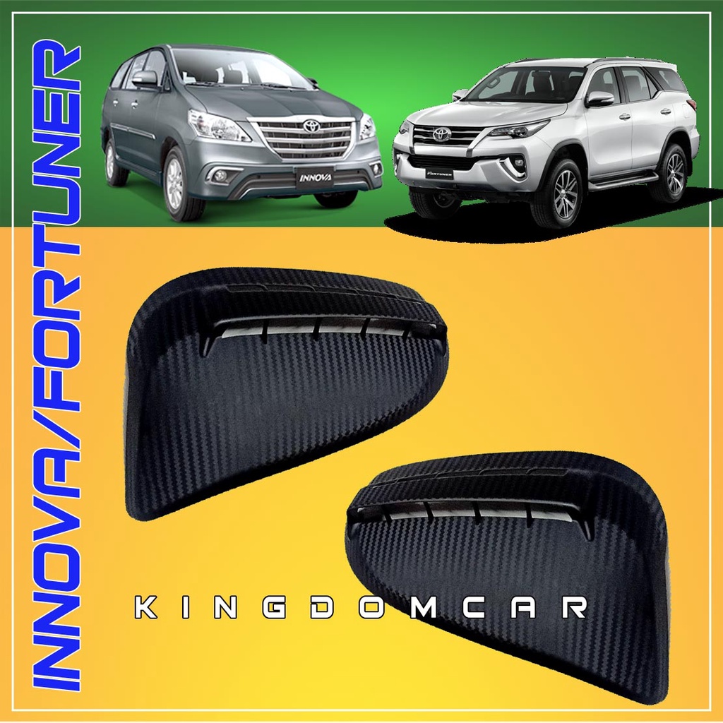 Side Mirror Cover for Innova Fortuner 2016 2017 2018 2019 2020 2021 ...