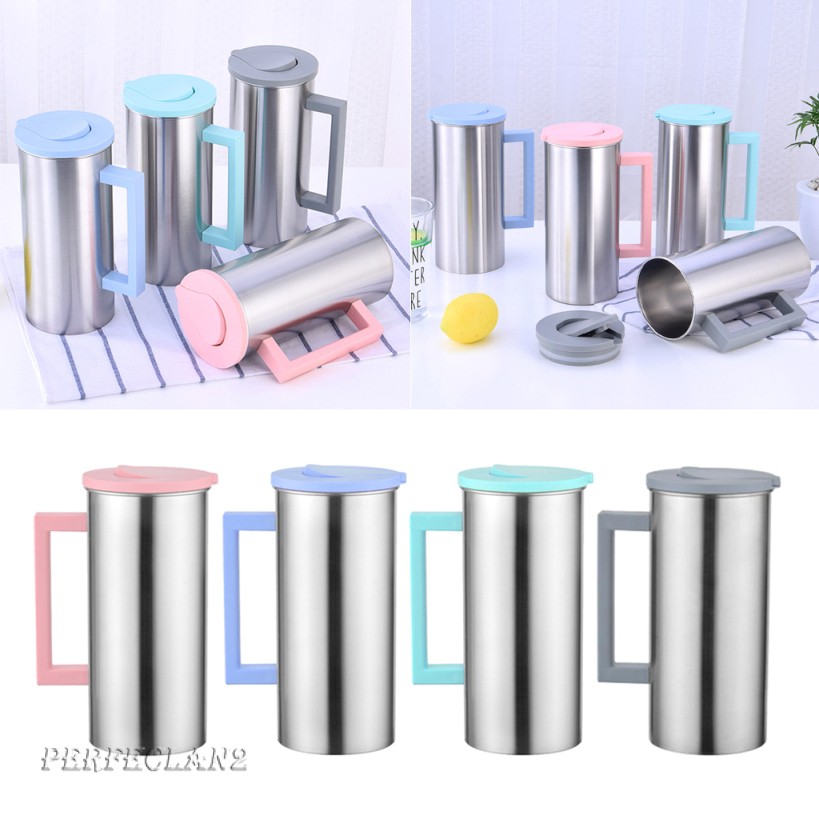 HB 1.8 Liter Large Stainless Steel Water Pitcher | Shopee Philippines