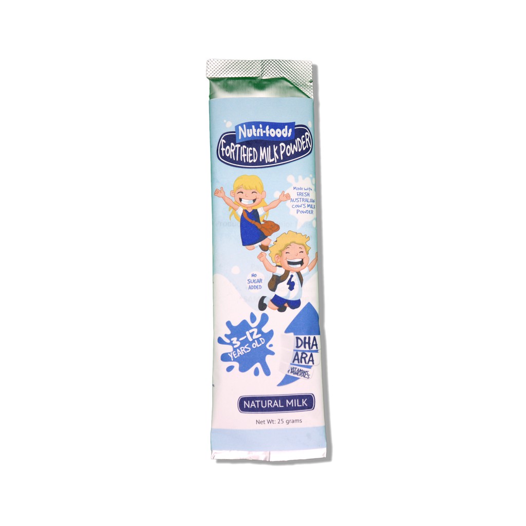 Nutri-Foods Fortified Milk Powder for School Kids (7 pcs) | Shopee ...