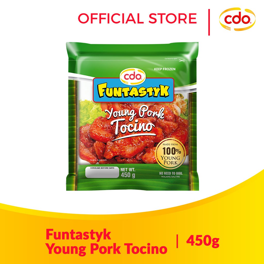 Funtastyk Young Pork Tocino 450g | Shopee Philippines