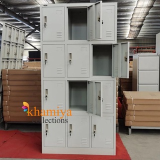 12 DOOR Metal Locker Keylock & Padlock, School Locker, Steel Locker ...