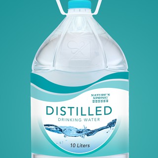 Nature's Spring Distilled Water 10 Liters | Shopee Philippines