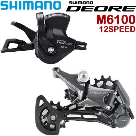 SHIMANO Deore M6100 12 Speed Groupset Shifter Rear Derailleur 12 Speed MTB Mountain Bike ...