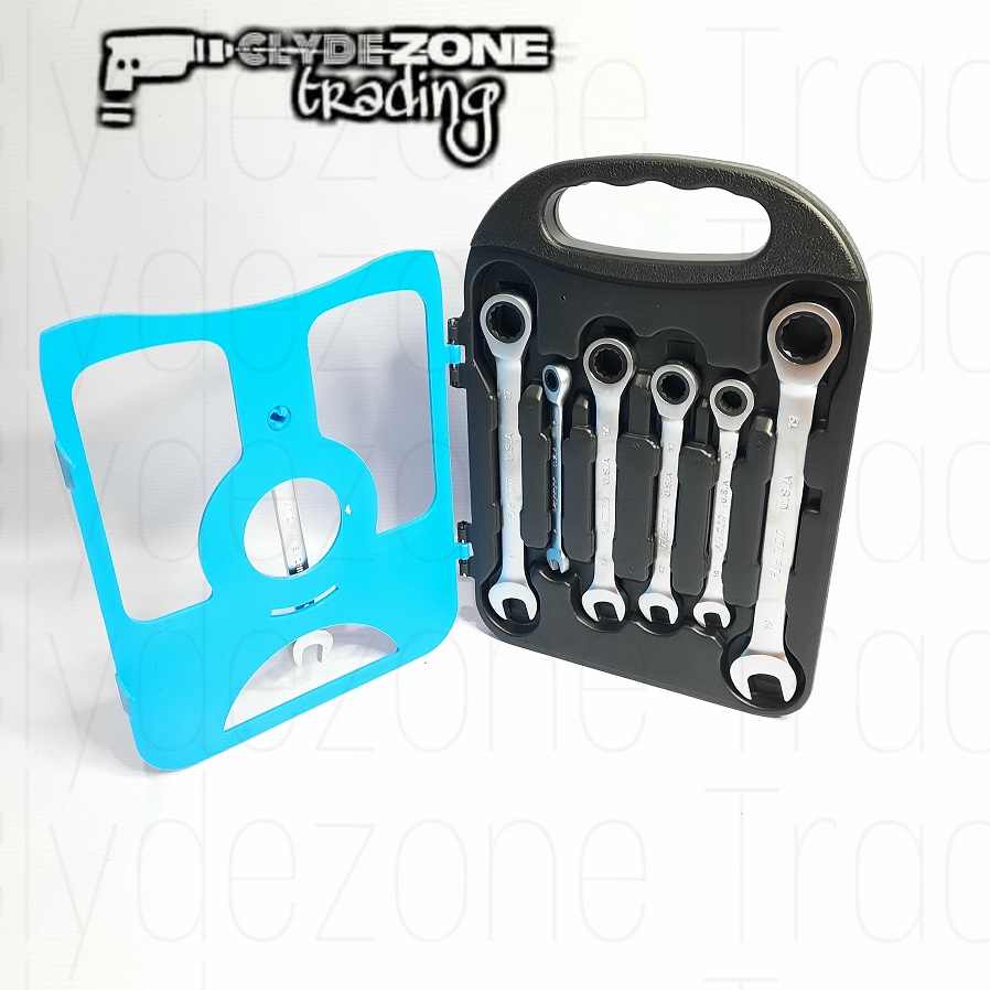 FLYMAN ORIGINAL 7Pcs. Combination Gear Wrench Set (Ratchet End ...