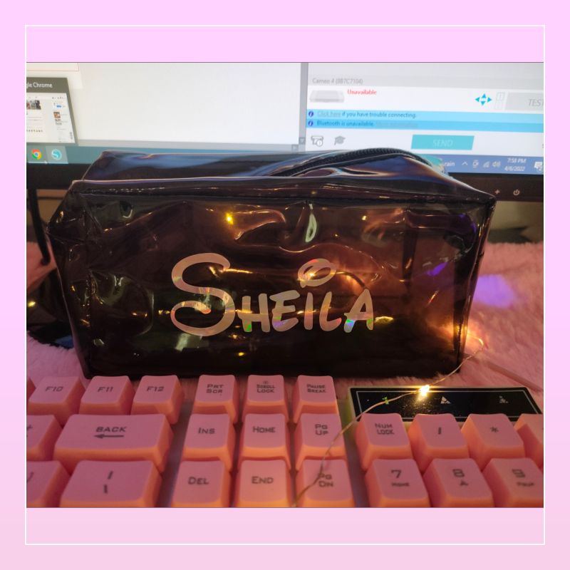personalized makeup pouch / pouch | Shopee Philippines