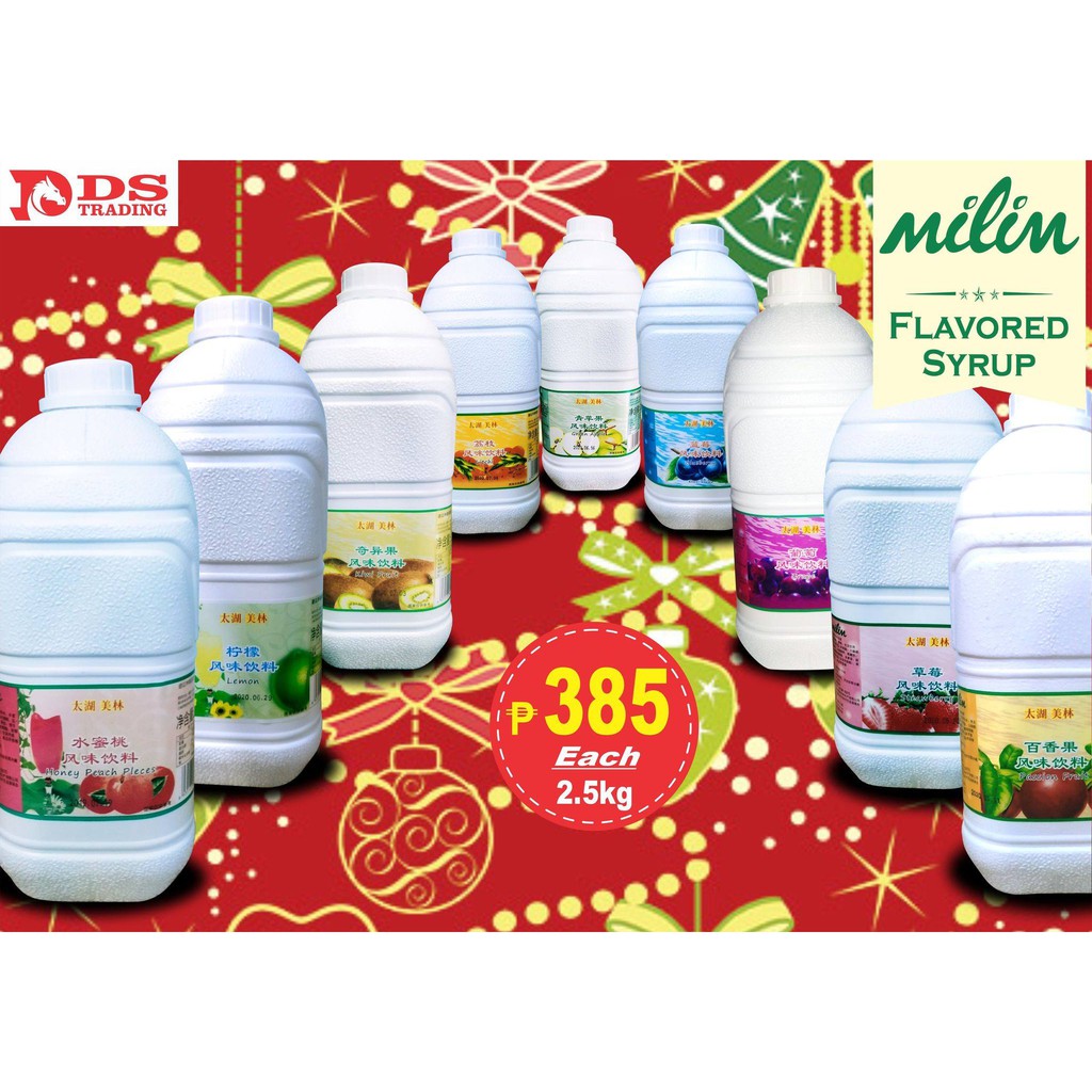 Milim Flavored Syrups (2.5kg) | Shopee Philippines