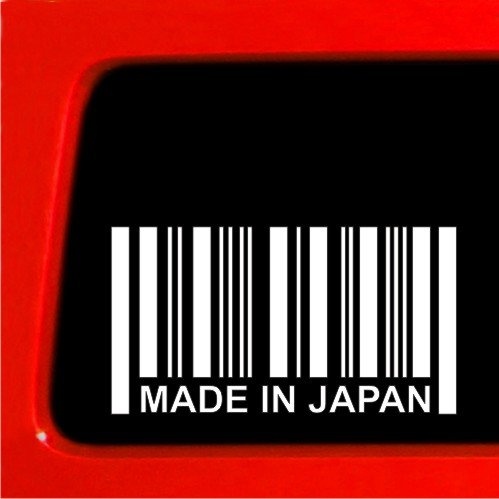 MADE IN JAPAN BARCODE STICKER - Vinyl Decal JDM jdm Vinyl car truck ...