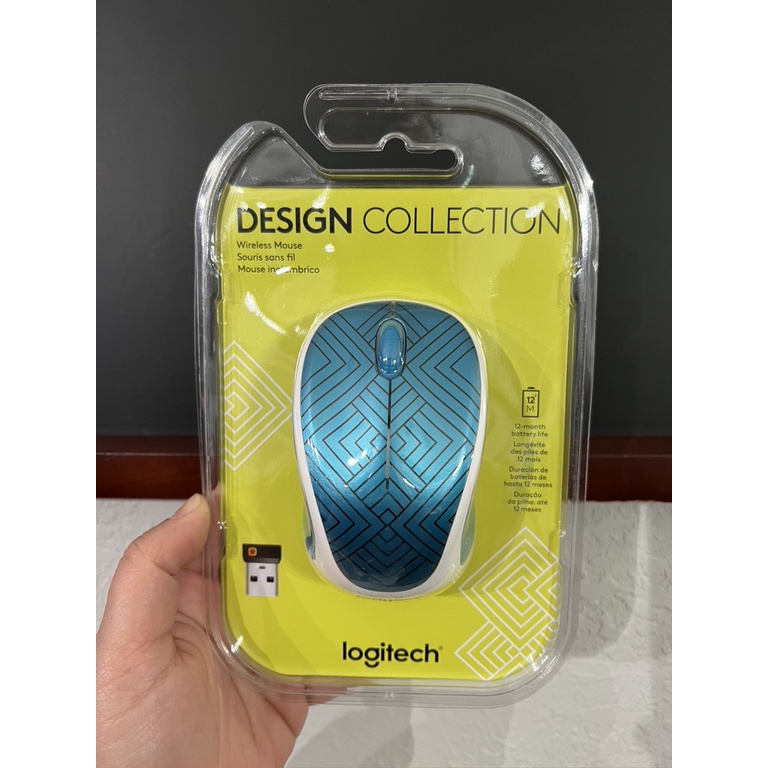 Logitech Wireless Optical Mouse Teal Maze | Shopee Philippines
