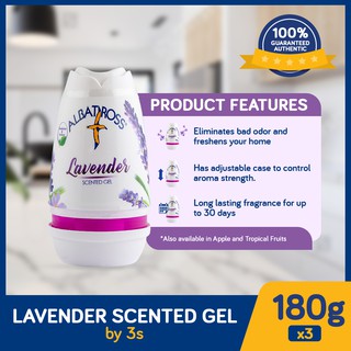 Albatross Scented Gel Lavender by 3s | Shopee Philippines