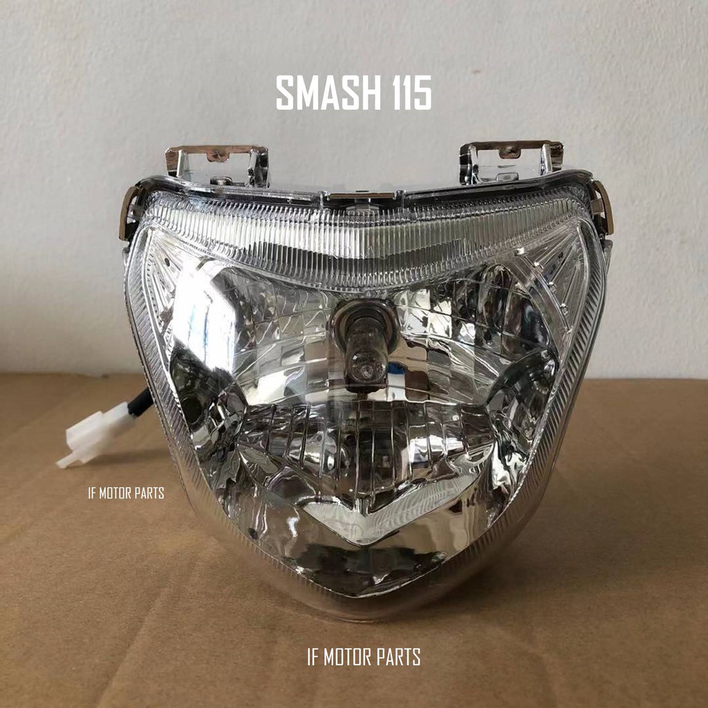[Headlight] Suzuki Smash 115 / 110 New Titan Headlight Assembly w/ Bulb Set by IF MOTOR PARTS ...