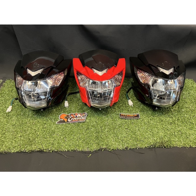 OEM HeadLight Assembly Assy Raider 150 fi Raider150 FI R150 fi BLACK ...