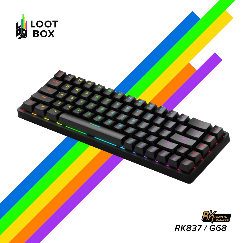 RK Royal Kludge Rk837 / G68 Tri-Mode RGB Hot Swap 2021 Mechanical ...