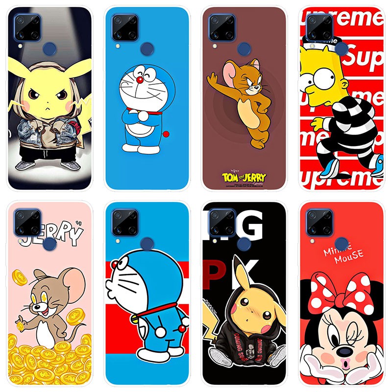 Realme C15 Case Silicone TPU Back Cover RealmeC15 2020 C 15 Soft Phone ...