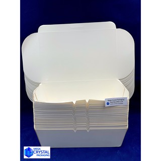 Trigem Meal Box 2500cc Laminated White ( 25 pcs. Per Pack ) Lunch Box ...