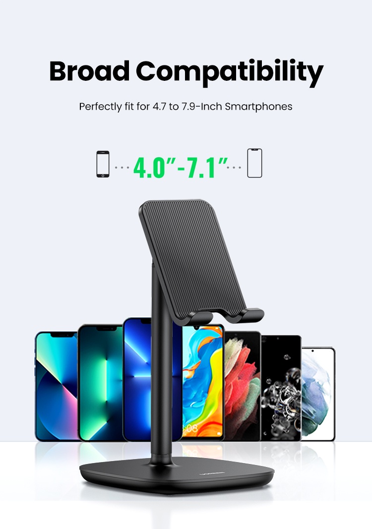 UGREEN Cell Phone Stand Desk Height Adjustable Phone Holder Dock iPhone ...