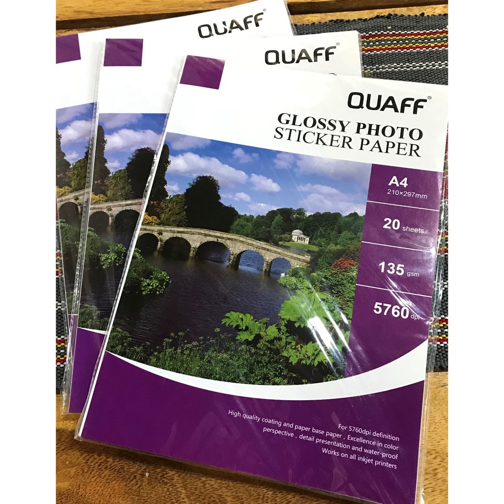 QUAFF Photo Sticker, photo paper sticker | Shopee Philippines