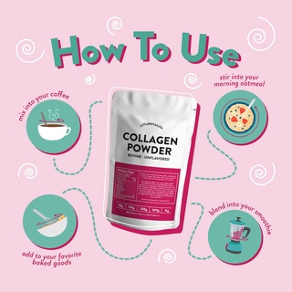 Collagen Powder - Bovine, Unflavored - 500g and 1kg Keto / Low Carb ...