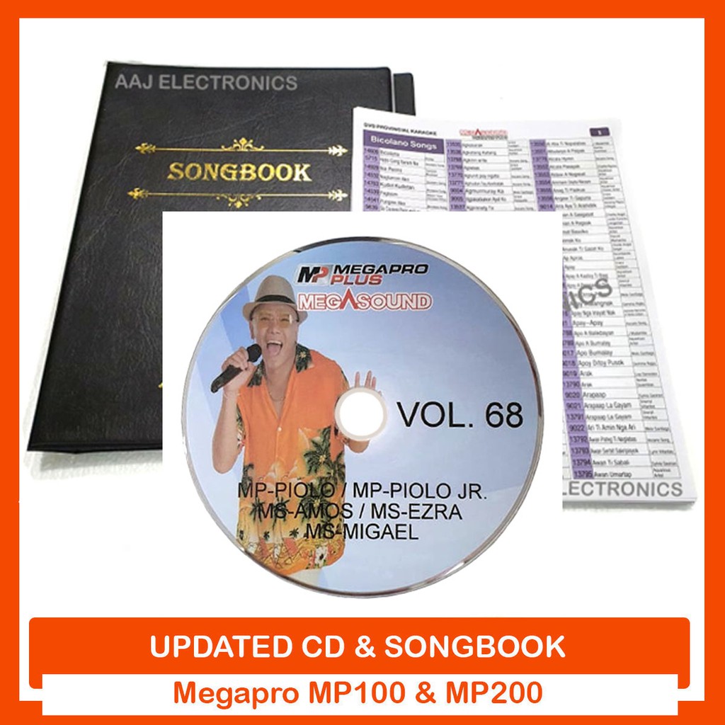 Updated cd and songbook - for megapro mp100 mp200 ezra amos migael vol ...
