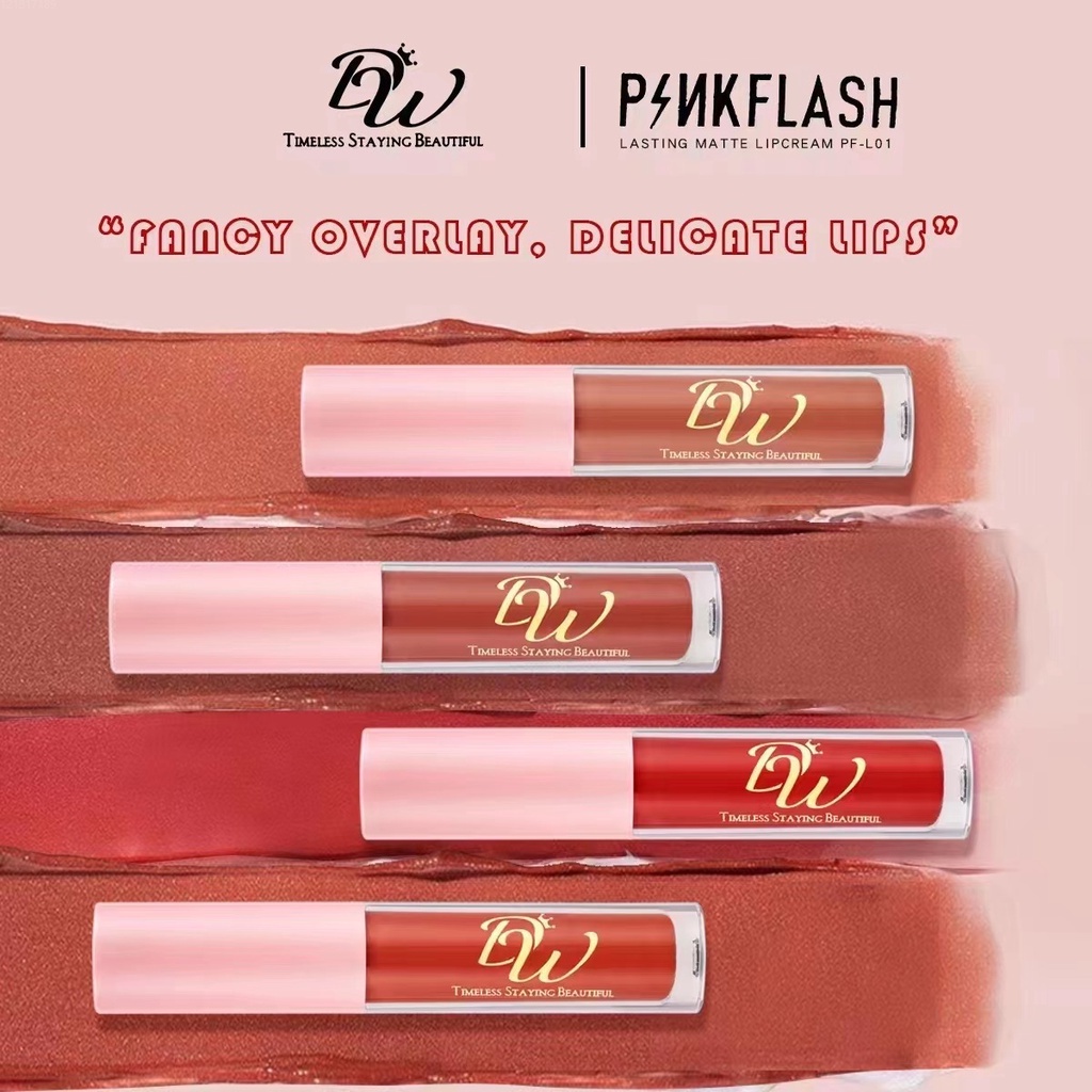 DW Pink Flash Lipcream Moisturizing Waterproof Lip Cream | Shopee ...