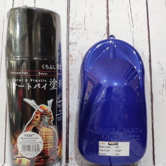 Samurai Paint Y688 Movistar Blue 400ml | Shopee Philippines