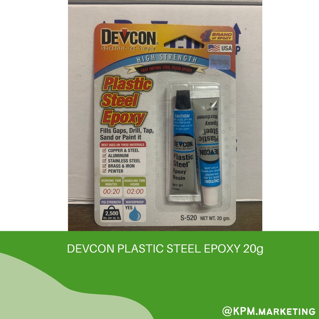 DEVCON plastic steel epoxy 20g / 56.8g | Shopee Philippines