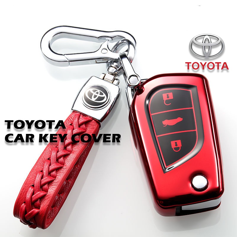 Toyota key cover Camry REIZ COROLLA RAV4 Soft TPU Remote Fob Key Case ...