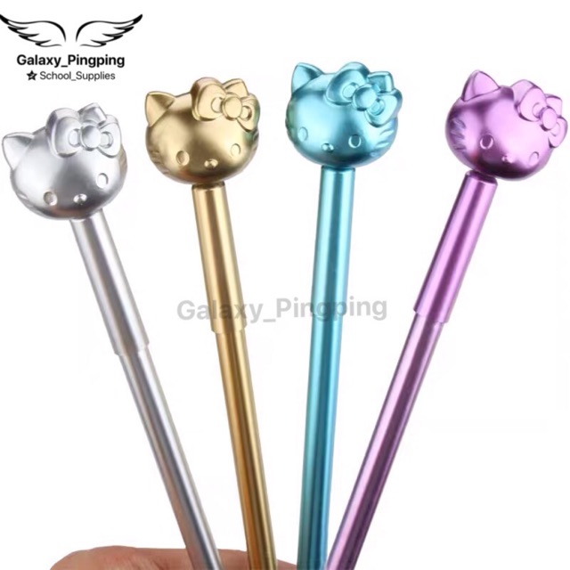 Hello Kitty Black Ink Gel Pen (12pcs) | Shopee Philippines