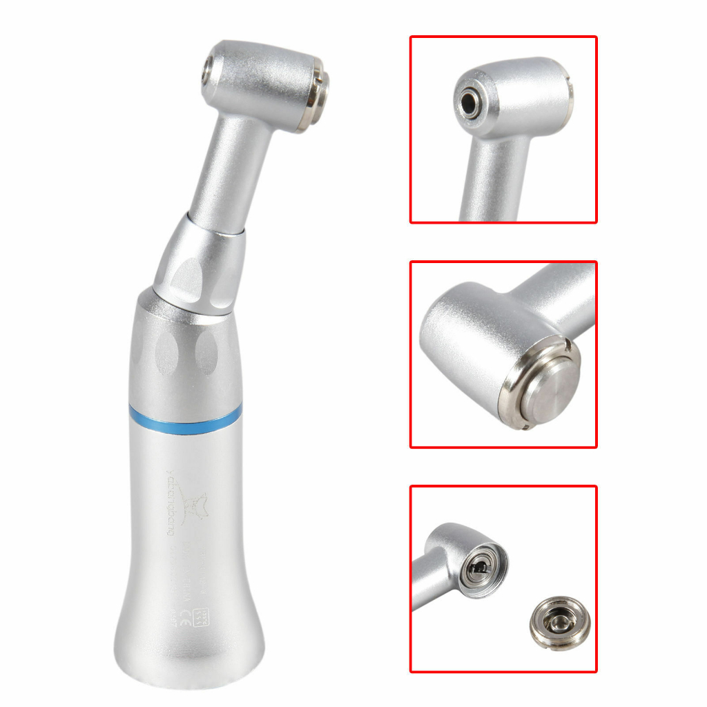 Push Button Head Dental Slow Low Speed Handpiece Contra Angle handpiece ...