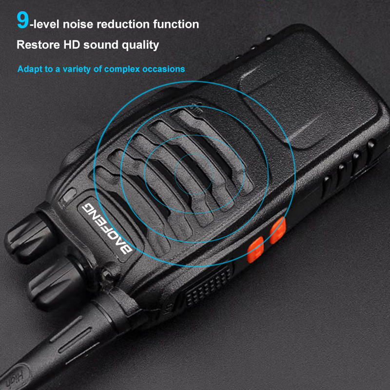 BaoFeng BF-888S 1Pair(2 Units) Walkie Talkie 16 Channel Outdoor ...