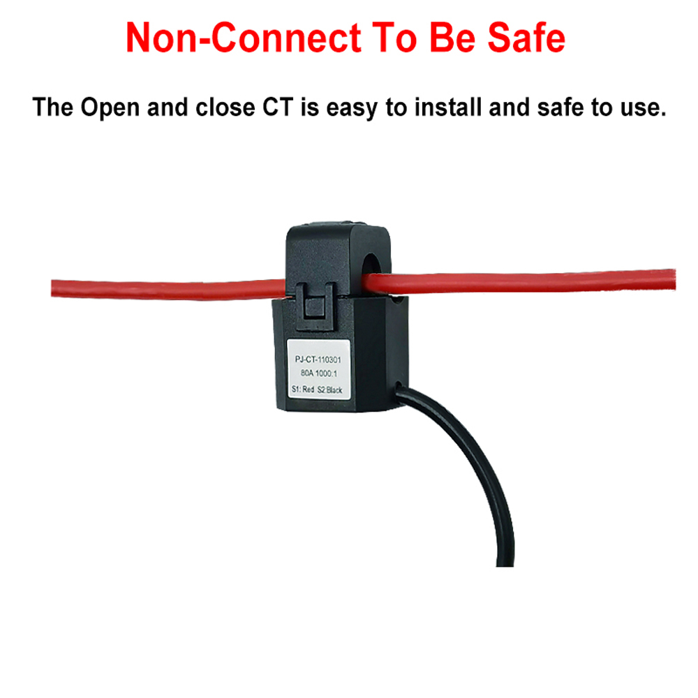 Tuya ZigBee Energy Meter 80A Current Transformer Clamp KWh Power ...