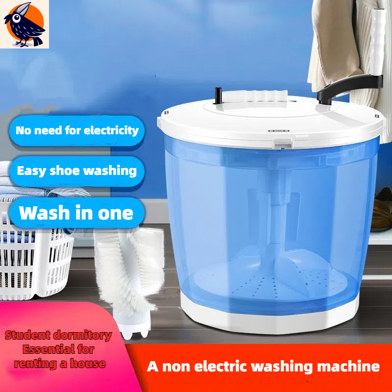 Portable Spin Dryers Manual Clothes Dehydrator 12L/3.17Gal Portable ...