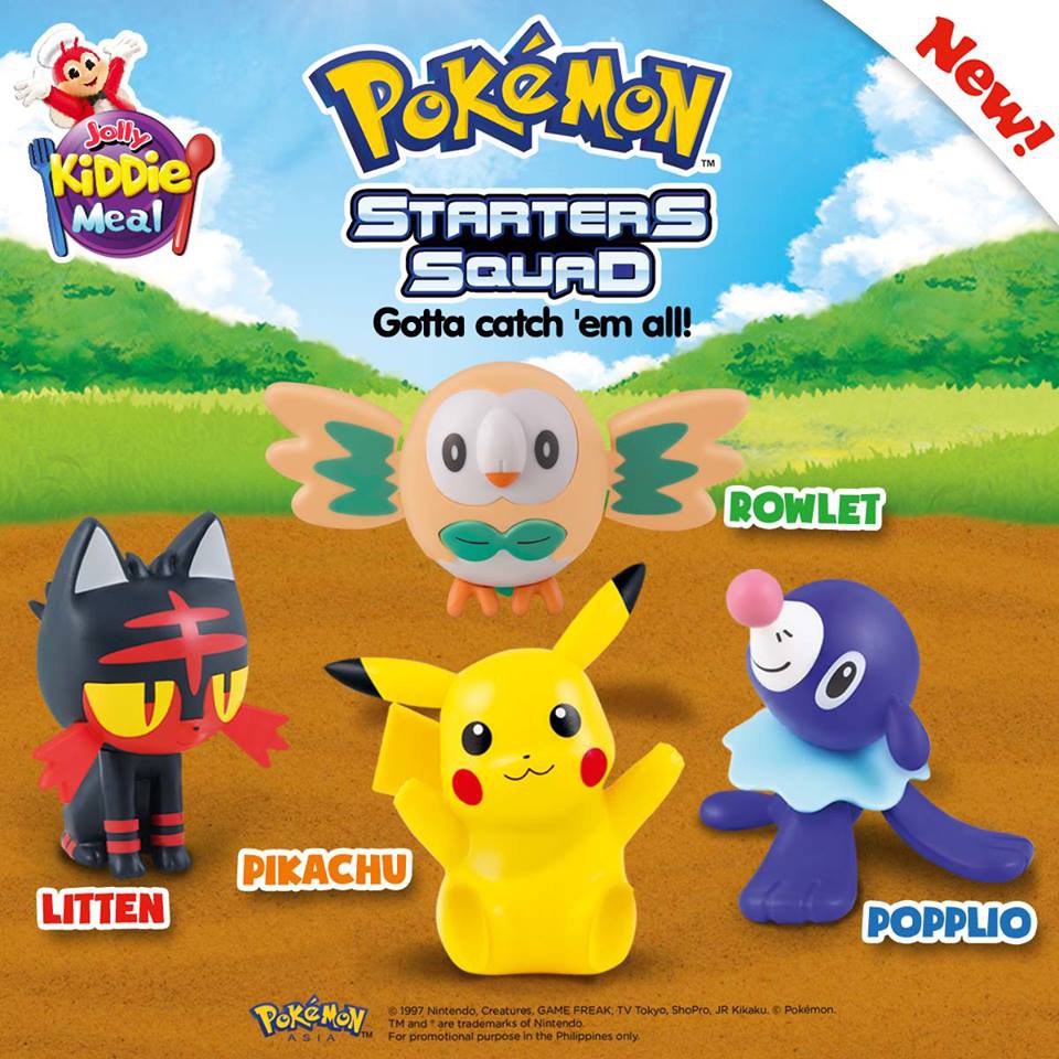 Jollibee Pokemon Starters Squad - Complete Set | Shopee Philippines