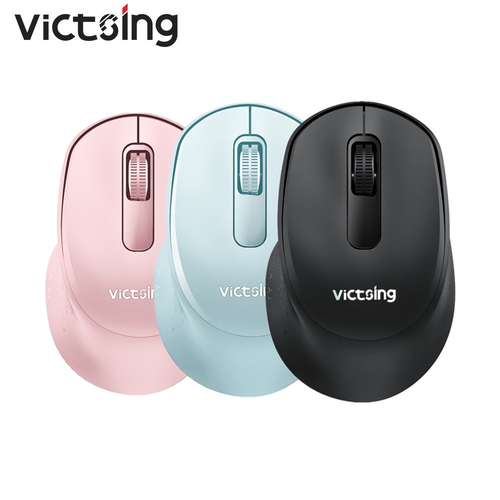 VICTSING PC299 Mini Ergonomic Wireless Mouse 2.4G Quiet Silent Mouse ...