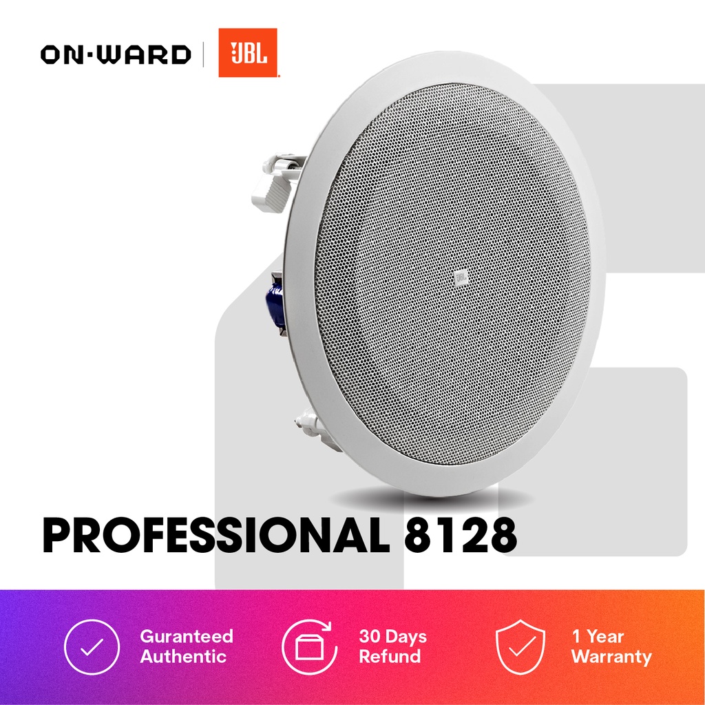 JBL Professional 8128 8-inch, Full-range, In-Ceiling Loudspeaker ...