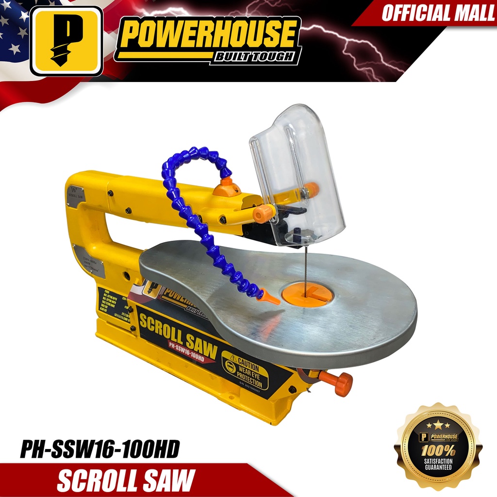 POWERHOUSE USA Professional Scroll Saw with Copper Wire 16" 100W PH ...