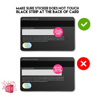 CVV stickers for back of card security FRIENDS theme | Shopee Philippines