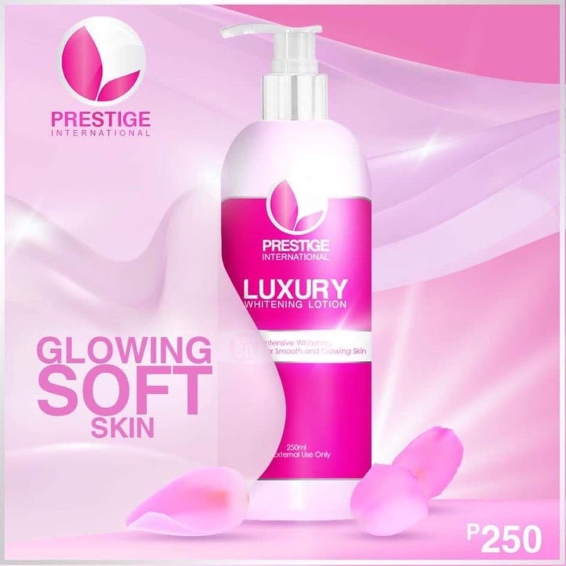 PRESTIGE LUXURY WHITENING LOTION WITH FREEBIE | Shopee Philippines
