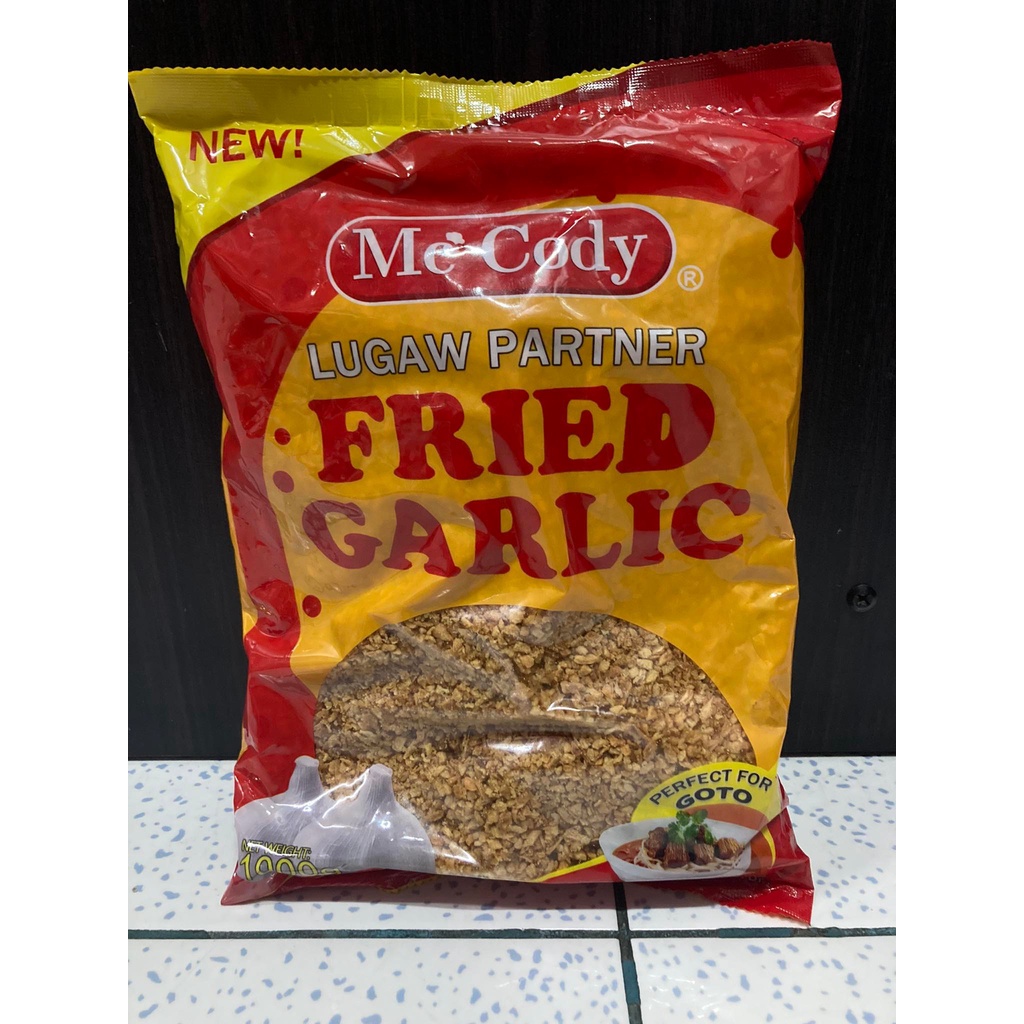 Mccody- Fried Garlic Lugaw Partner 1kg | Shopee Philippines