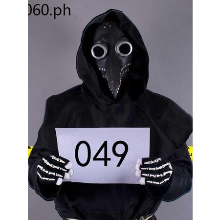 scp049 Foundation Medieval Steampunk Plague Doctor Crow Beak Headgear ...