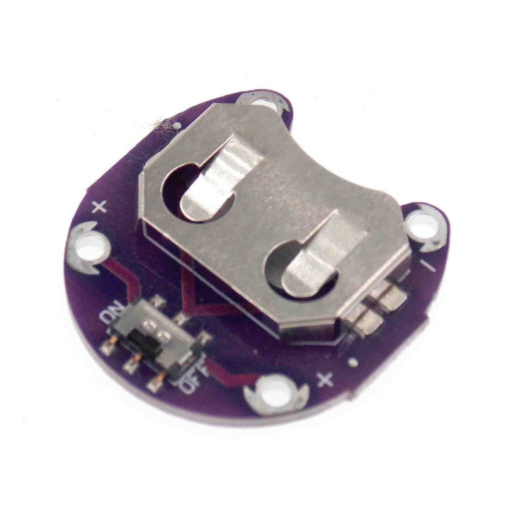 LilyPad Coin Cell Battery Holder CR2032 Battery Mount Module | Shopee ...